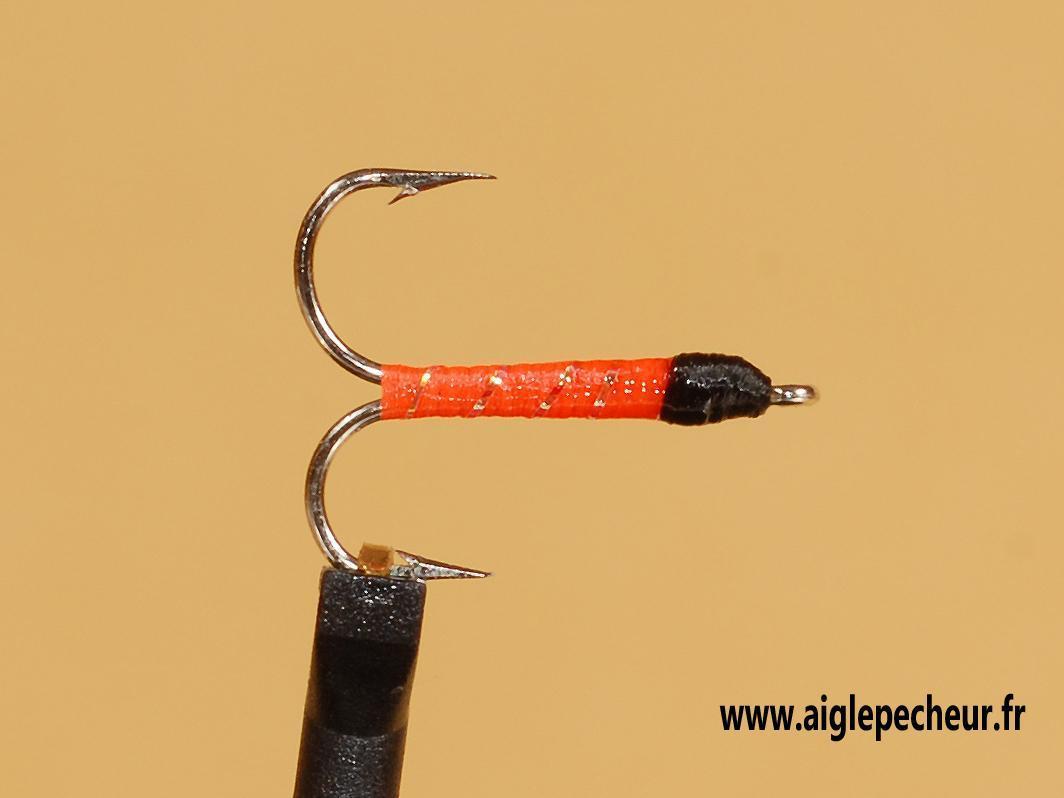 Nymphe double taille n°14 corégone féra lavaret palé chironome D1412 ...